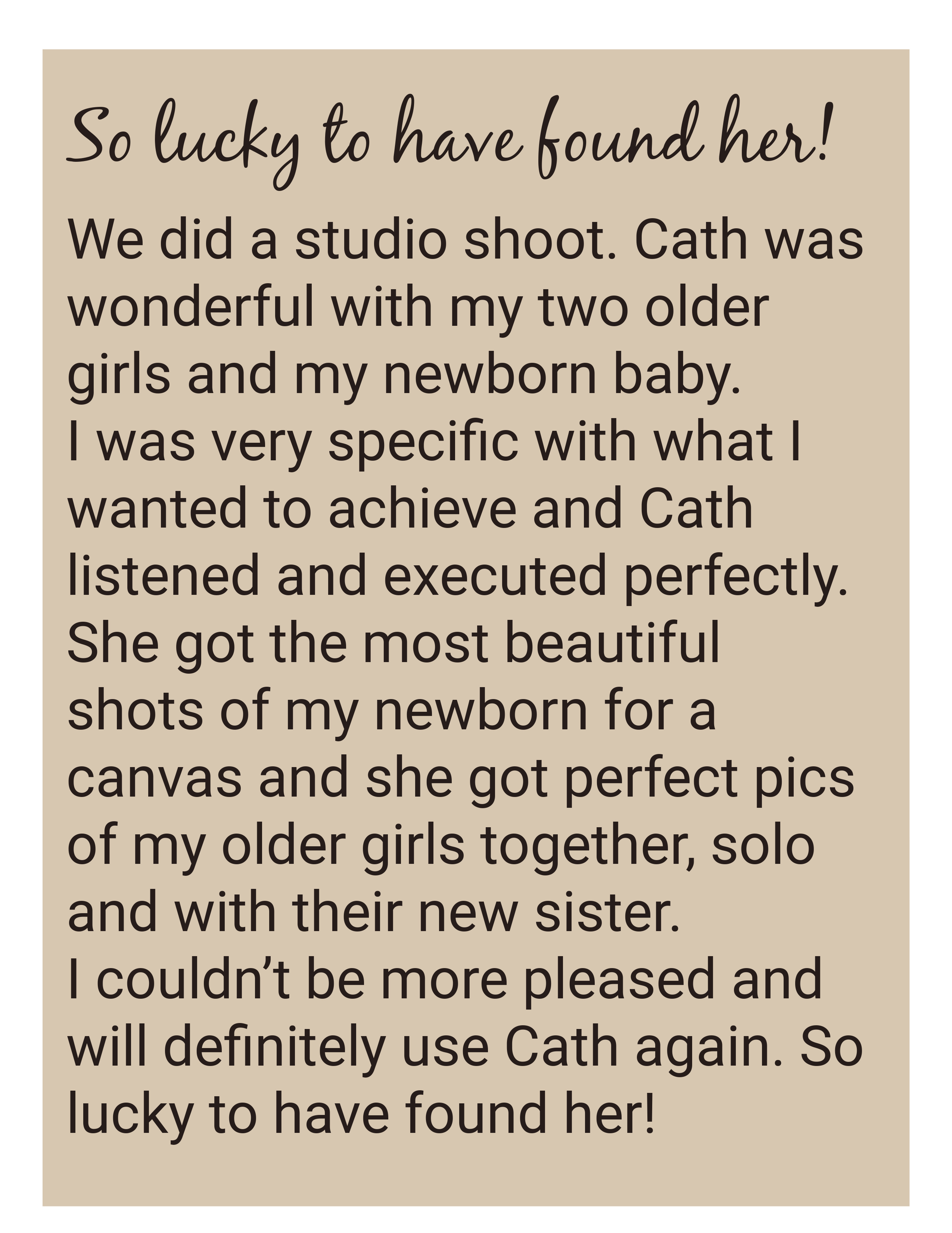 Studio Cath. – Family photo sessions & studio portrait